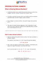 Ordering Fractions. Sixth Grade Math Worksheets and Answer Keys, Study ...