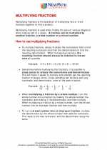 Multiply Fractions. Sixth Grade Mathematics Worksheets and Answer Keys ...