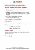 Compare and Order Numbers. Mathematics Worksheets and Study Guides ...
