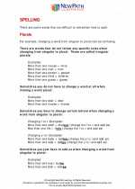 Spelling. 5th Grade ELA Worksheets and Answer Key, Study Guide.