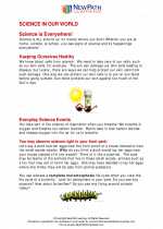 Science in our world. 4th Grade Science Worksheets and Answer keys ...