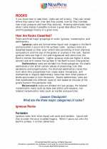 Rocks. 6th Grade Science Worksheets and Answer key, Study Guides and ...