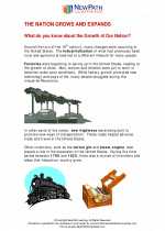 The Nation Grows and Expands. Social Studies Worksheets and Study ...