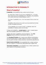 Introduction to Probability. 7th Grade Math Worksheets and Answers ...