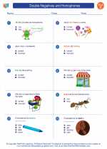 Double Negatives and Homophones. 3rd Grade ELA Worksheets and Study Guides.