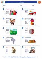 Plurals. 4th Grade ELA Worksheets and Study Guides.