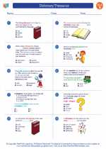 Dictionary/Thesaurus. 4th Grade ELA Worksheets and Study Guides.