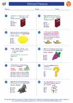 Dictionary/Thesaurus. 4th Grade ELA Worksheets and Study Guides.