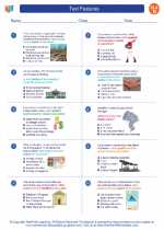 Text Features. 4th Grade ELA Worksheets and Answer Key, Study Guides.
