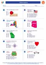 Abbreviations. 2nd Grade ELA Worksheets and Answer Key, Study Guide.