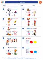 Predictions. 1st Grade ELA Worksheets and Answer Key, Study Guide.