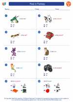 Real or Fantasy. 1st Grade ELA Worksheets and Study Guide.