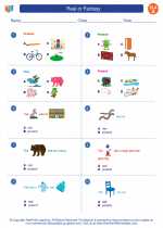 Real or Fantasy. 1st Grade ELA Worksheets and Study Guide.