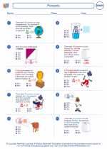 Percents. Mathematics Worksheets and Study Guides Fourth Grade.