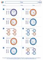 Time: 3rd Grade Math Worksheets and Study Guides.