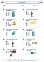 Place Value. Third Grade Mathematics Worksheets and Study Guides.
