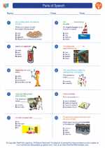 Parts of Speech. Fifth Grade English Language Arts Worksheets and Study ...