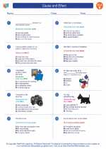 Cause and Effect. 5th Grade ELA Worksheets and Answer Key.
