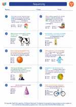 Sequencing. Sixth Grade English Language Arts Worksheets and Study Guides.