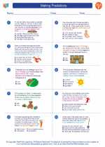 Making Predictions. 6th Grade ELA Worksheets and Answer Key.