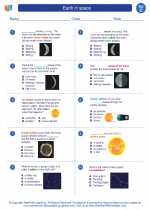 Earth In Space Worksheet Answers