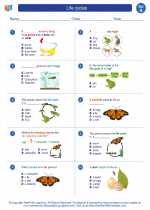Life cycles. Science Worksheets and Study Guides First Grade.