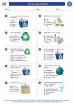 Taking Care of Earth. 1st Grade Science Worksheets and Answer keys ...