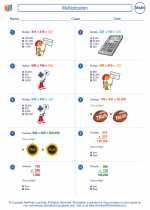 Multiplication. Mathematics Worksheets and Study Guides Fifth Grade.