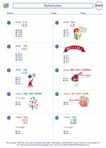 Multiplication. Mathematics Worksheets and Study Guides Fifth Grade.