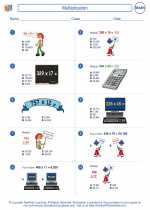 Multiplication. Mathematics Worksheets and Study Guides Fifth Grade.