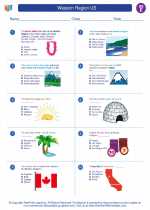 Western Region US. Social Studies Worksheets and Study Guides Fifth Grade.