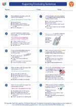 Supporting/Concluding Sentences. 5th Grade ELA Worksheets and Study Guides.