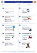 Persuasive Text. 8th Grade ELA Worksheets and Answer key.