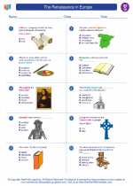 The Renaissance in Europe. 7th Grade Social Studies Worksheets, Study ...