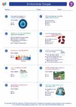 Environmental Changes. Eighth Grade Social Studies Worksheets, Study ...