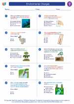 Environmental Changes. Eighth Grade Social Studies Worksheets, Study ...