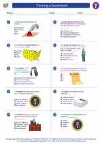 Forming a Government. Social Studies Worksheets and Study Guides Fifth ...