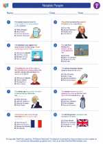 Notable People. Social Studies Worksheets and Study Guides Fifth Grade.