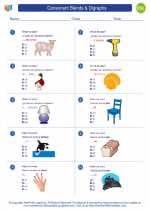 Consonant Blends & Digraphs. ESL-Spanish Worksheets and Study Guides ...