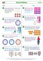 Story Problems. Mathematics Worksheets and Study Guides Second Grade.