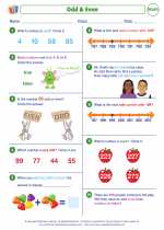 Odd and Even. Mathematics Worksheets and Study Guides Second Grade.