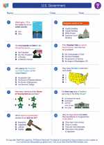 U.S. Government. Social Studies Worksheets and Study Guides Third Grade.