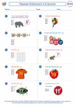 Repeated Multiplication to Exponents. Mathematics Worksheets and Study ...