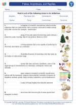 Fishes, Amphibians, and Reptiles. 6th Grade Science Worksheets and ...