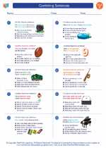 Combining Sentences. 3rd Grade ELA Worksheets and Study Guides.