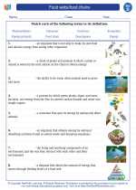 Food webs/food chains. Science Worksheets and Study Guides Fourth Grade.