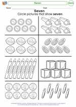 Numbers 1-10 Mathematics Worksheets and Study Guides Kindergarten