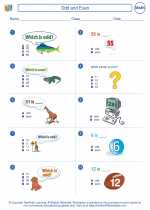 Odd and Even. Mathematics Worksheets and Study Guides First Grade.