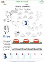 Whole Numbers Mathematics Worksheets and Study Guides Kindergarten