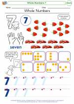 Whole Numbers Mathematics Worksheets and Study Guides Kindergarten